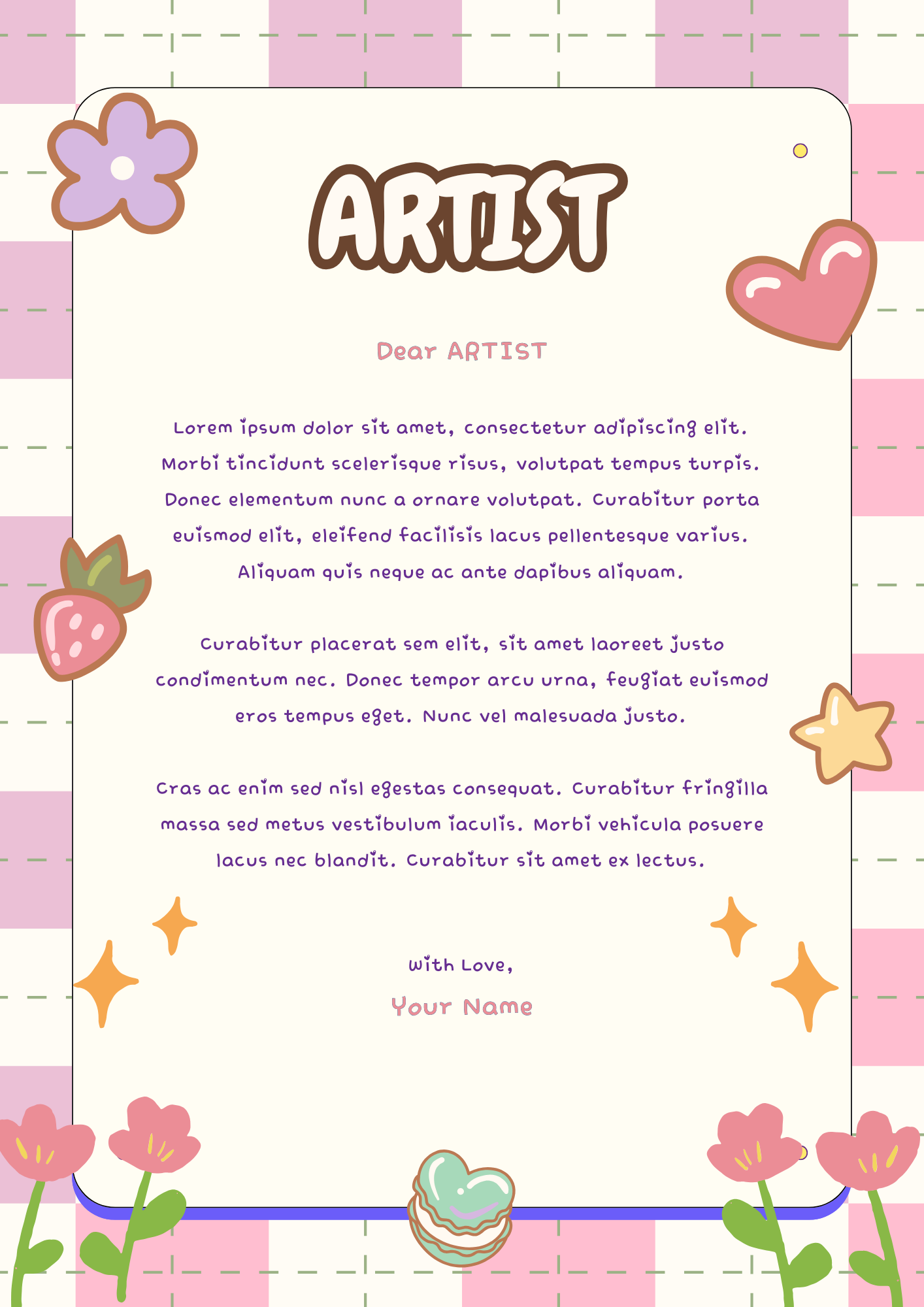 Sending fan letters to STARTO
